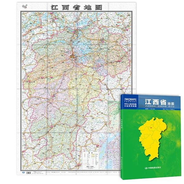 江西省地图-中华人民共和国分省系列地图