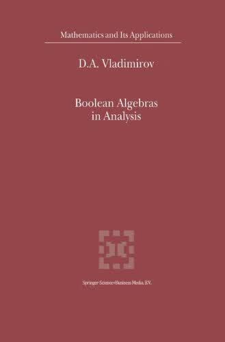 Boolean Algebras in Analysis