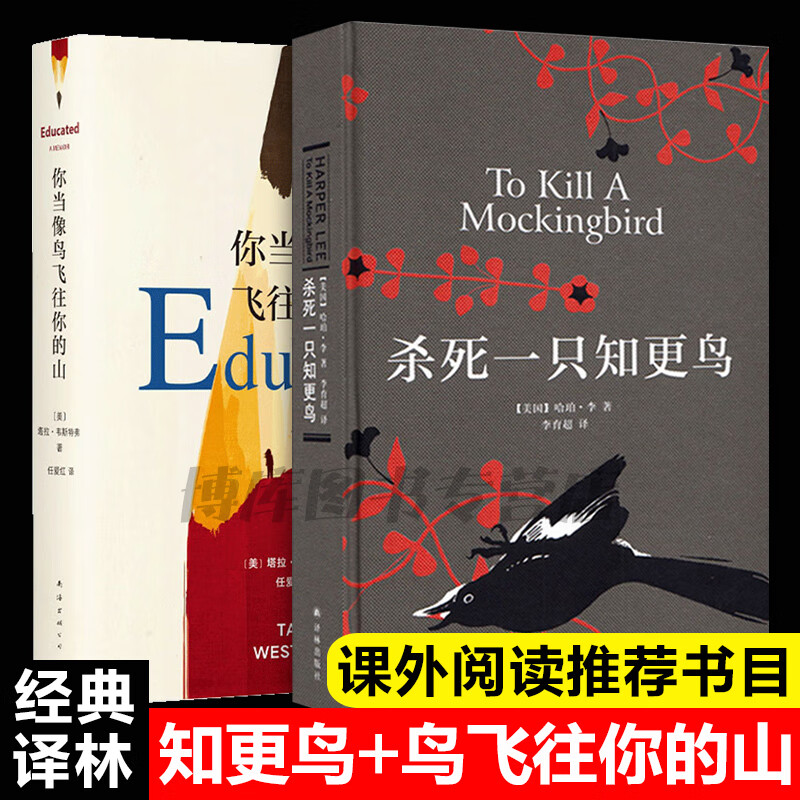 你当像鸟飞往你的山+杀死一只知更鸟 共2册 中文版 比尔盖茨 书 哈珀李著普利策奥斯卡获奖作品 外国现当