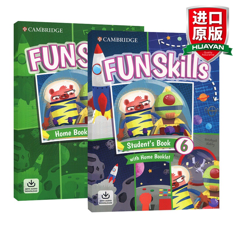英文原版 Fun Skills Level 6 for A2 Flyers 6级 全英文版
