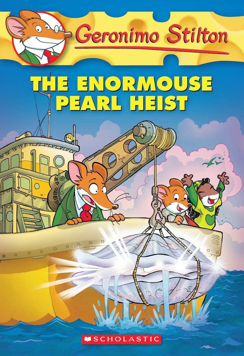Geronimo Stilton #51: The Enormouse Pearl Heist[老鼠记者51] 进口故事书
