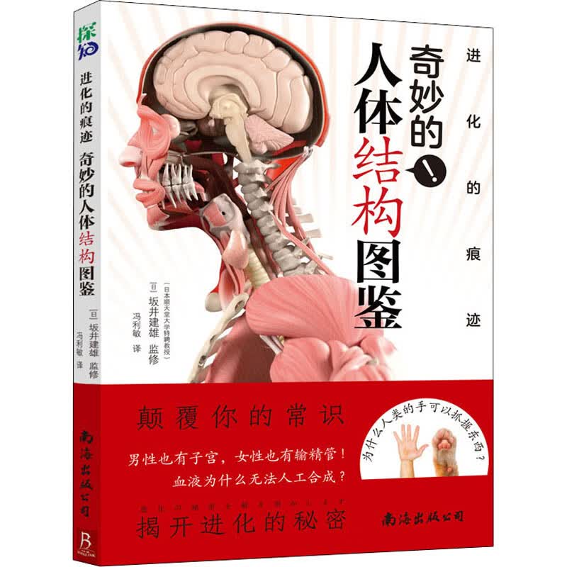 进化的痕迹 奇妙的人体结构图鉴 坂井建雄、监、修、冯利敏译 科学与自然/生物科学