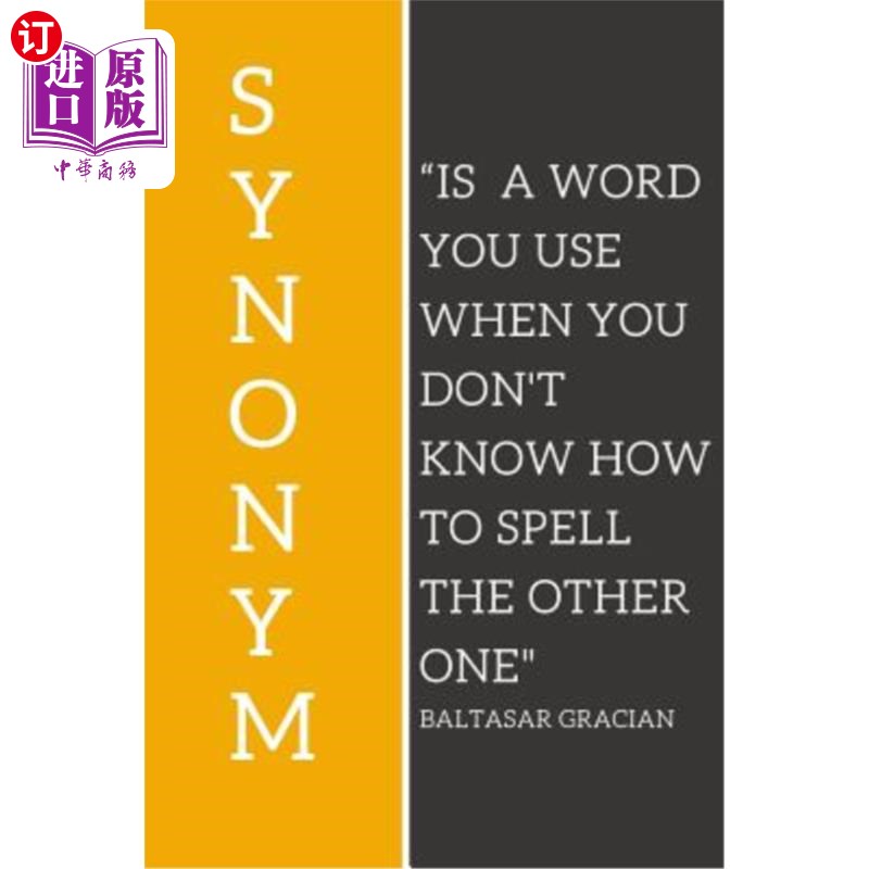 海外直订A Synonym 同义词