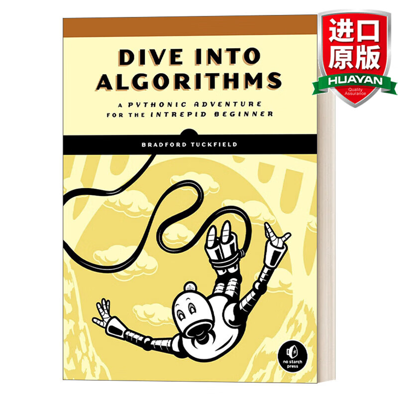 Dive Into Algorithms 英文原版 深入算法 无畏初学者的Python冒险 计算机 Bradford Tuckfield 英文版 进口英语原版书籍
