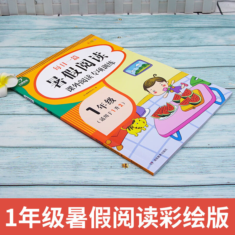 一升二年级暑假阅读人教版课外阅读专项训练书小学语文1年级升2年级暑假衔接教材作业本上册下册阅读理解训练