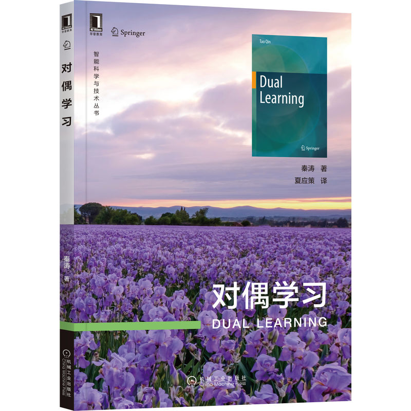 官网 对偶学习 秦涛 Tao Qin 著 微软亚洲研究院首席研究员撰写 9787111707196 机械工业出版社
