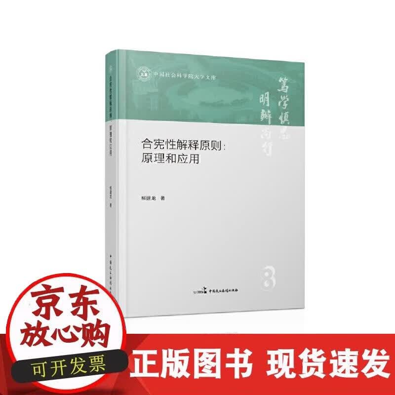【现货】合宪性解释原则：原理和应用