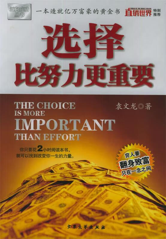 选择比努力更重要 袁文龙 著【书】