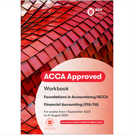 ACCA Workbook 国际注册会计师 教材2023-2024 中图原版进口 F1/F2/F3/F4/F5/F6/F7/F8/F9/SBR/SBL/P4-P7 F3(FA)