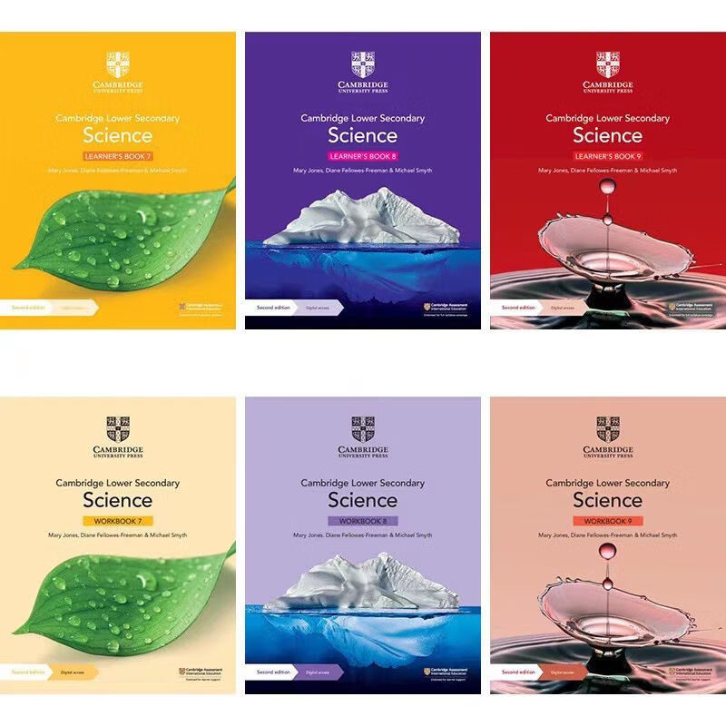 剑桥Cambridge Lower Secondary Science第二版 789级 课本练习册 7级课本+黑白练习册