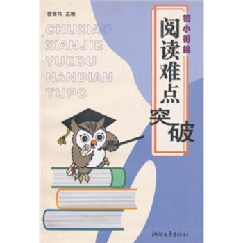 初小衔接阅读难点突破 曾宣伟 著 浙江文艺出版社