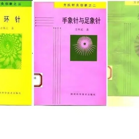 头皮针 手象针与足象针 体环针 方氏针灸创新(三本全) 1994经典