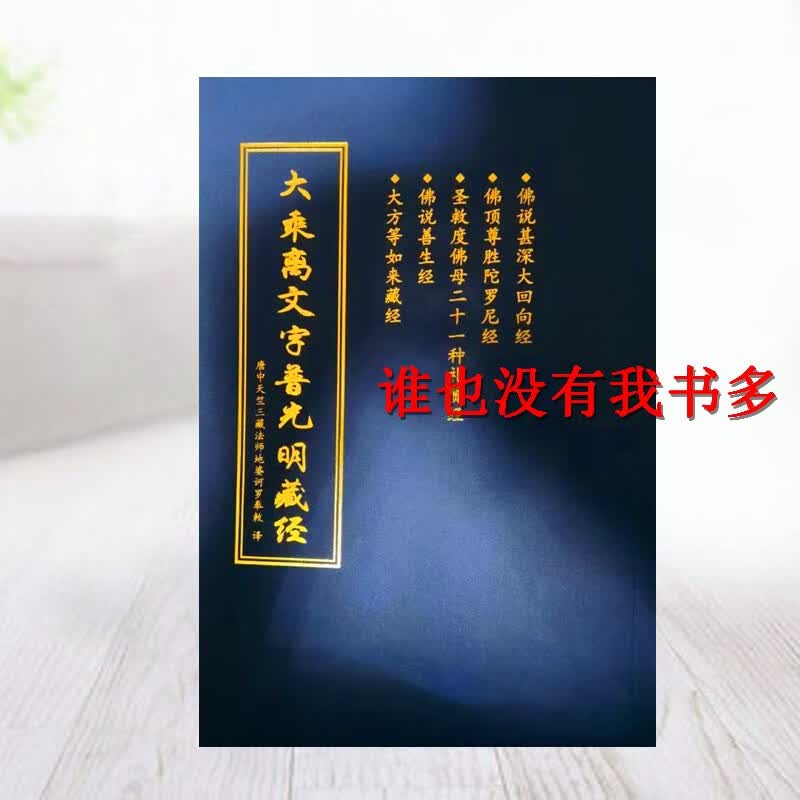 大乘离文字普光明藏经16开简体竖排清晰大字寺院 字寺院