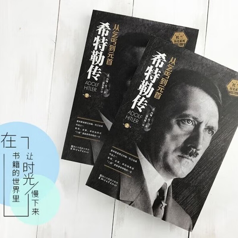 我的奋斗 希特勒著全2册希特勒传从乞丐到首修订版托兰历史系列传记 希特勒(全两册)