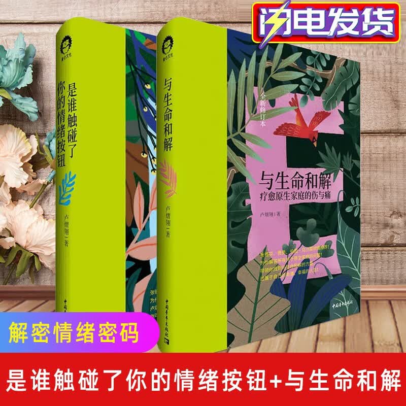 卢熠翎疗愈原生家庭套装【单册套装可选】是谁触碰了你的情绪按钮 : 把好情绪留给亲近的人+与生命和解（全新修订版） 与生命和解+是谁触碰了你的情绪按钮【卢熠翎两册】
