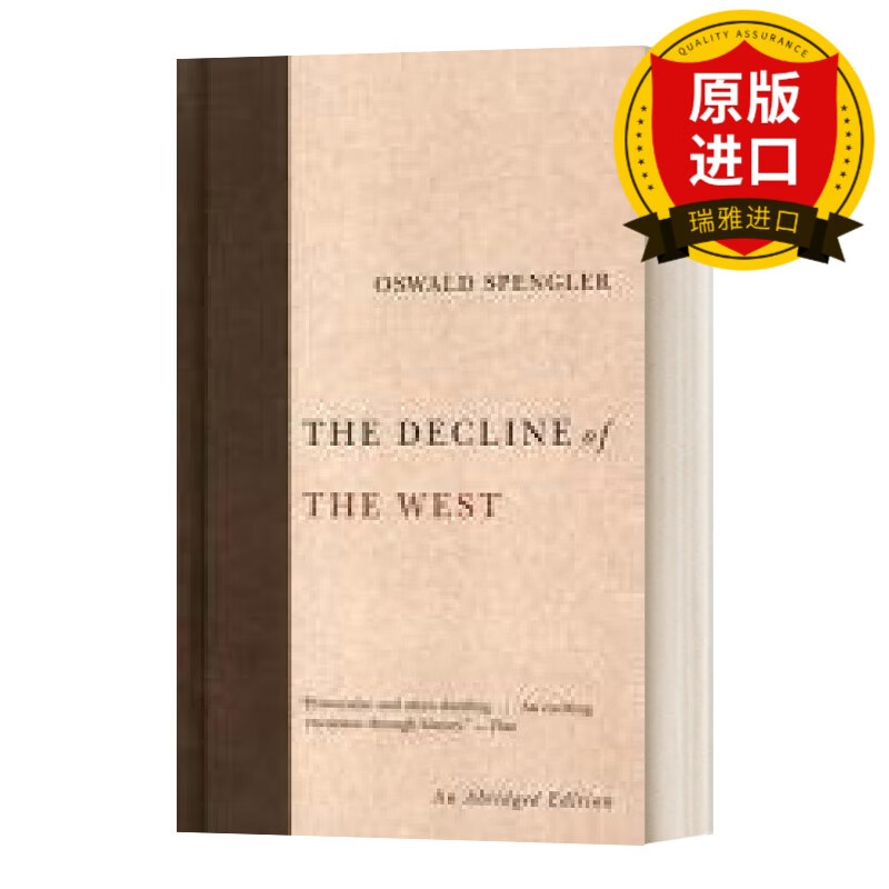 英文原版 The Decline of the West 西方的衰落 英文版 进口英语原版书籍