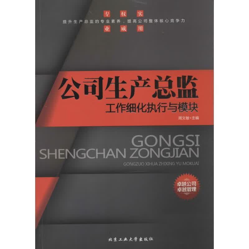 公司生产总监【好书，下单速发】