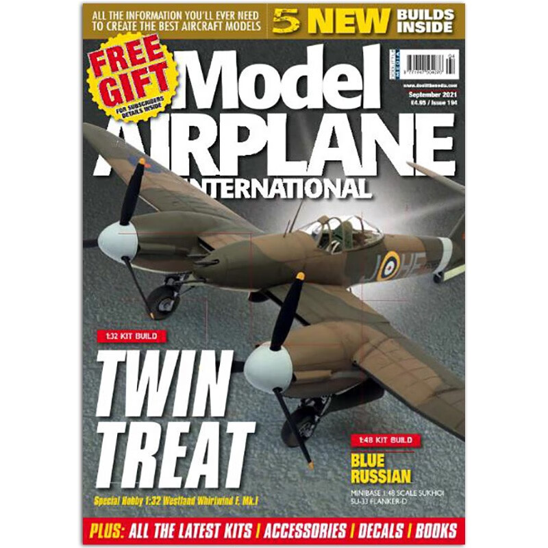 【单期可选】Model Airplane International 2021年月刊 英国飞机模型制 2021年9月刊