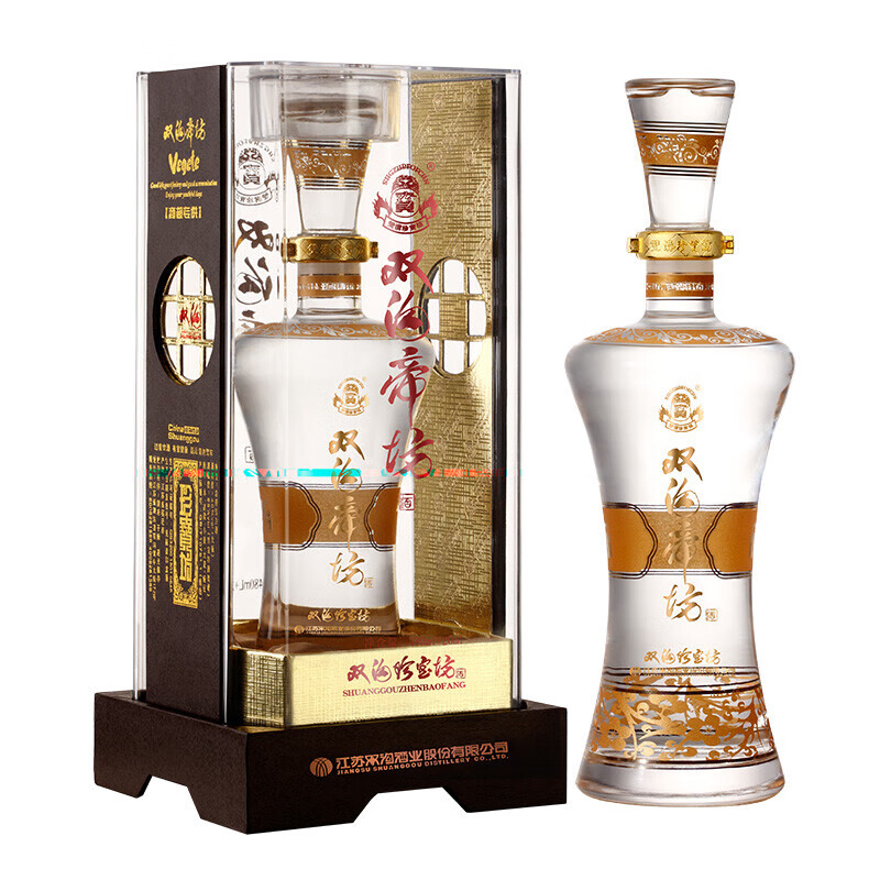 双沟 珍宝坊帝坊 浓香型白酒 42度 (480ml+20ml)*4瓶 整箱装 2239元-聚超值