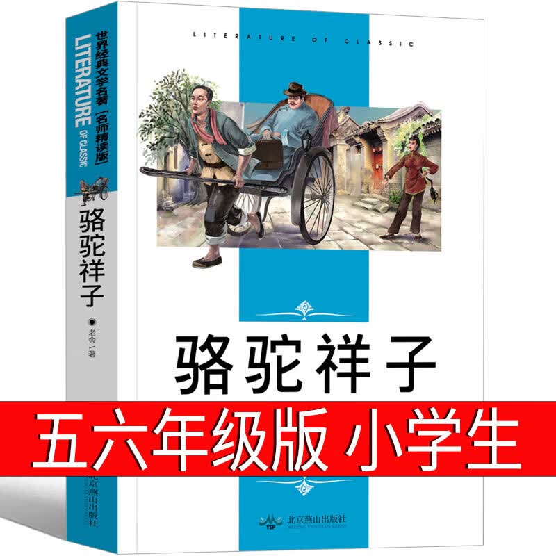 五年级下册阅读课外书经典书目徐光耀小兵张嘎俗世奇人全5册冯骥才原著六年级呼兰河传萧红著儒林外史和 骆驼祥子