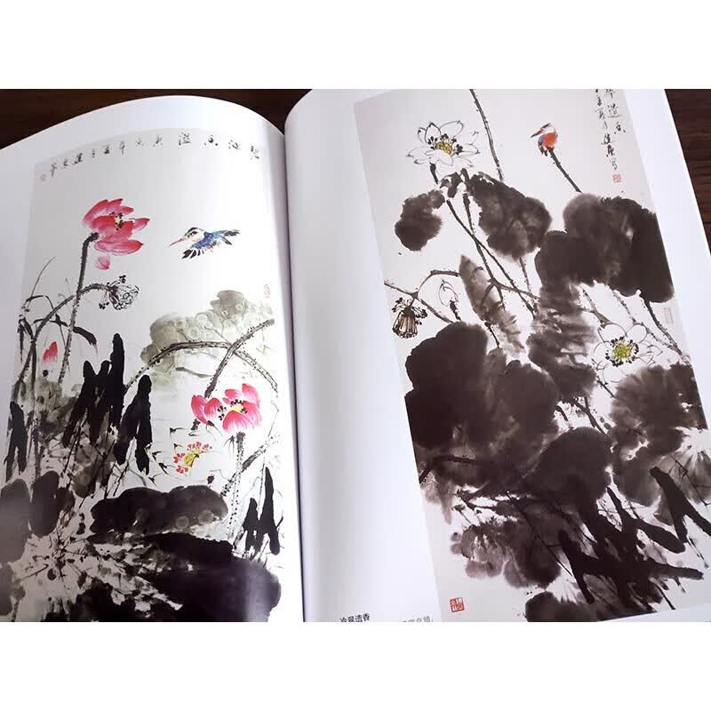 写意荷花画法 中国画画法丛书 绘画 国画技法 荷花的形态图解技法详解步骤示范 上海人民美术出版社