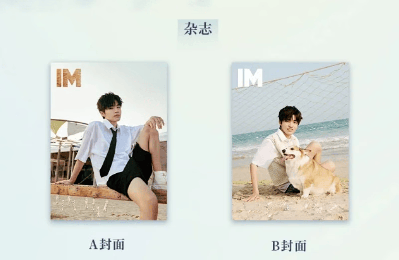 iM 杂志封面 深圳DYG.钎城:朗月清风 流光浅藏 套装A/B/C /珍藏版 C版AB杂志+小卡10张+大片小卡4张 45天预售