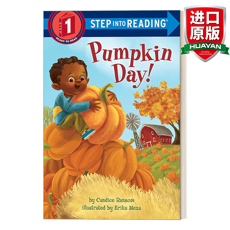 Step into Reading 1 - Pumpkin Day! 英文原版 南瓜节 兰登分级读物1 英文版 进口英语原版书籍