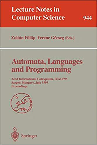 Automata, Languages and Programming