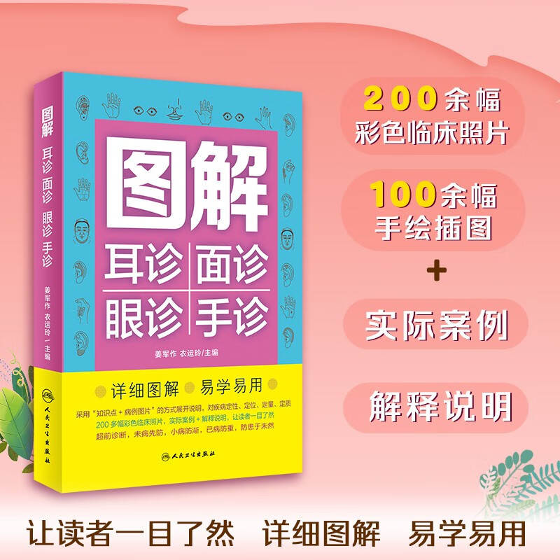 图解耳诊面诊眼诊手诊