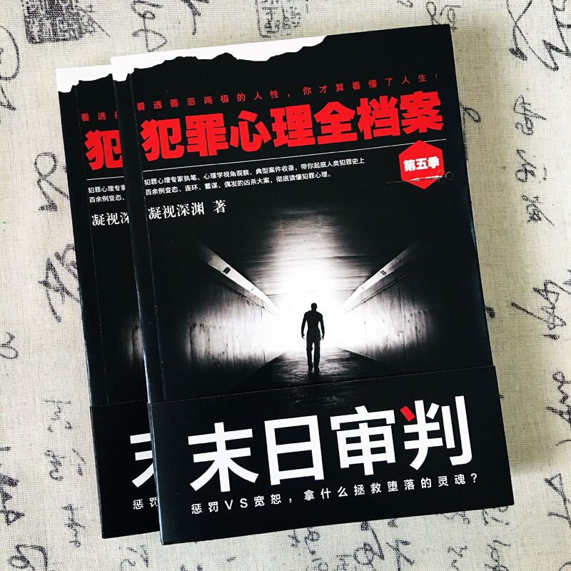 可选 犯罪心理全档案全套珍藏1-5册 恶魔家族+罪恶之源+巅峰对决+起死回生+末日审判 十宗罪类书籍 犯罪心理全档案：第五季--末日审判（凝视深渊 著）