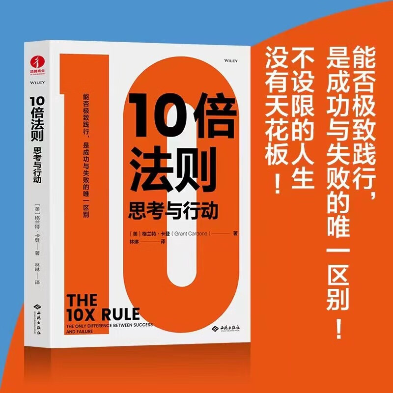 10倍法则：思考与行动 邹市明 罗蓓 王润宇 弘丹 李亚等多位大咖推荐 拒绝自我设限 成功秘笈