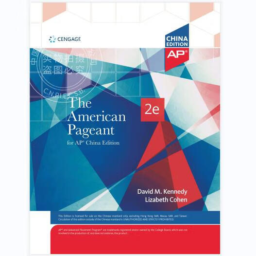 现货 The American Pageant for AP? China Edition