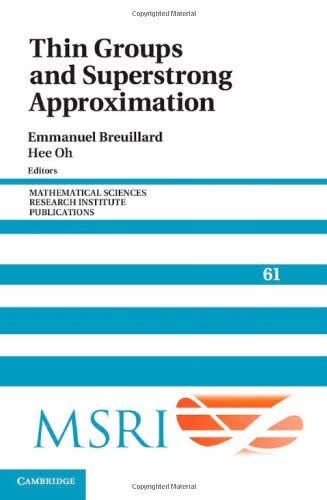 Thin Groups and Superstrong Approximation