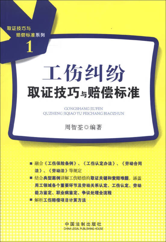 取证技巧与赔偿标准系列（1） 工伤纠纷取证技巧与赔偿标准【好书】