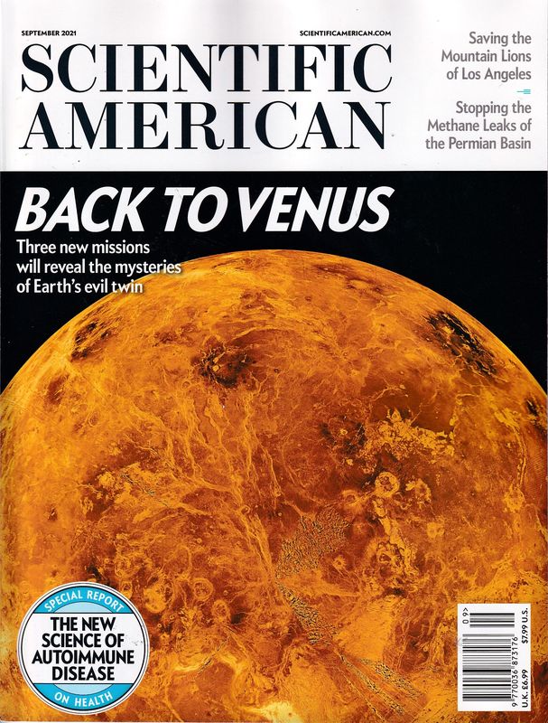 SCIENTIFIC AMERICAN 科学人2023年2月 科普类英文杂志 科学美国人2021年9月