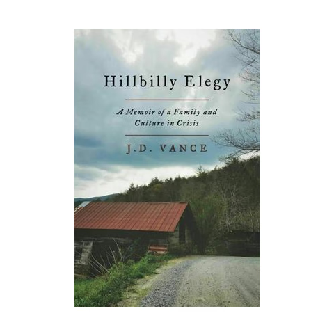 纸质书Hillbilly Elegy By J. D. Vance