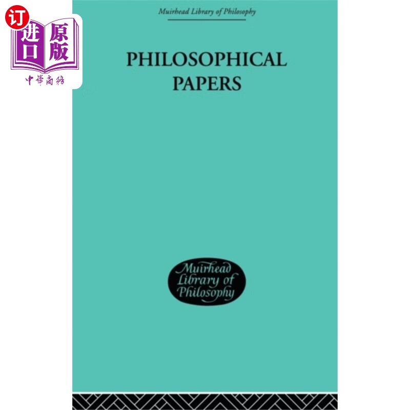 海外直订Philosophical Papers 哲学论文