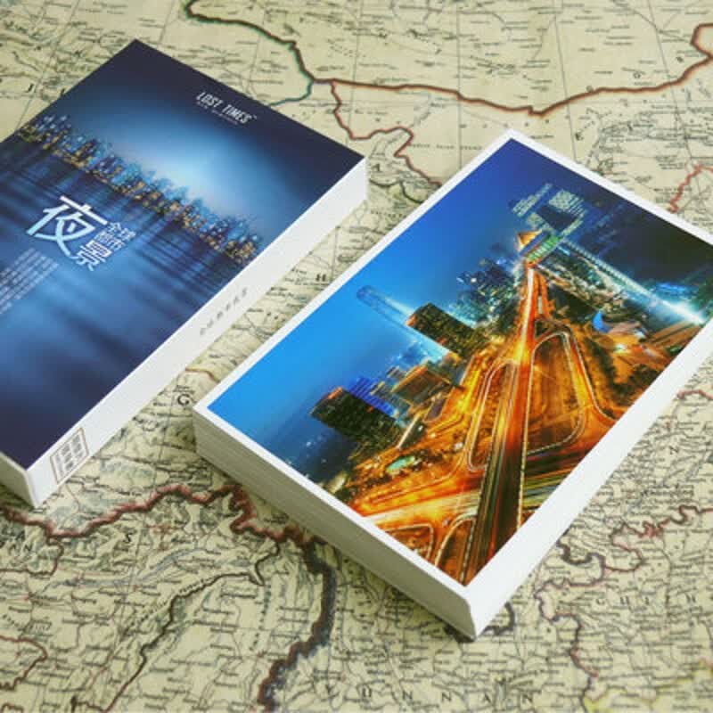 世界各地城市明信片欧洲美英国名校建筑风景旅游行文艺摄影贺卡片 全球都市夜景明信片30张 买2送1