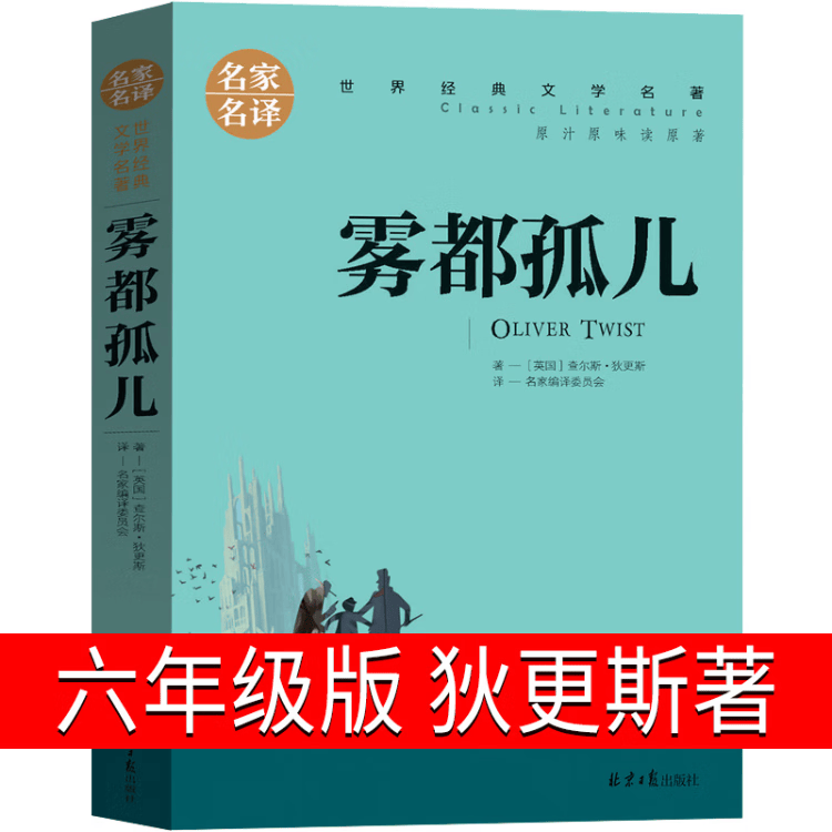 六年级必读课外阅读经典书目全17册失落的一角童年爱的教育繁星春水鲁滨逊漂流记狼王梦十五岁的小船长活了10 雾都孤儿【六年级】