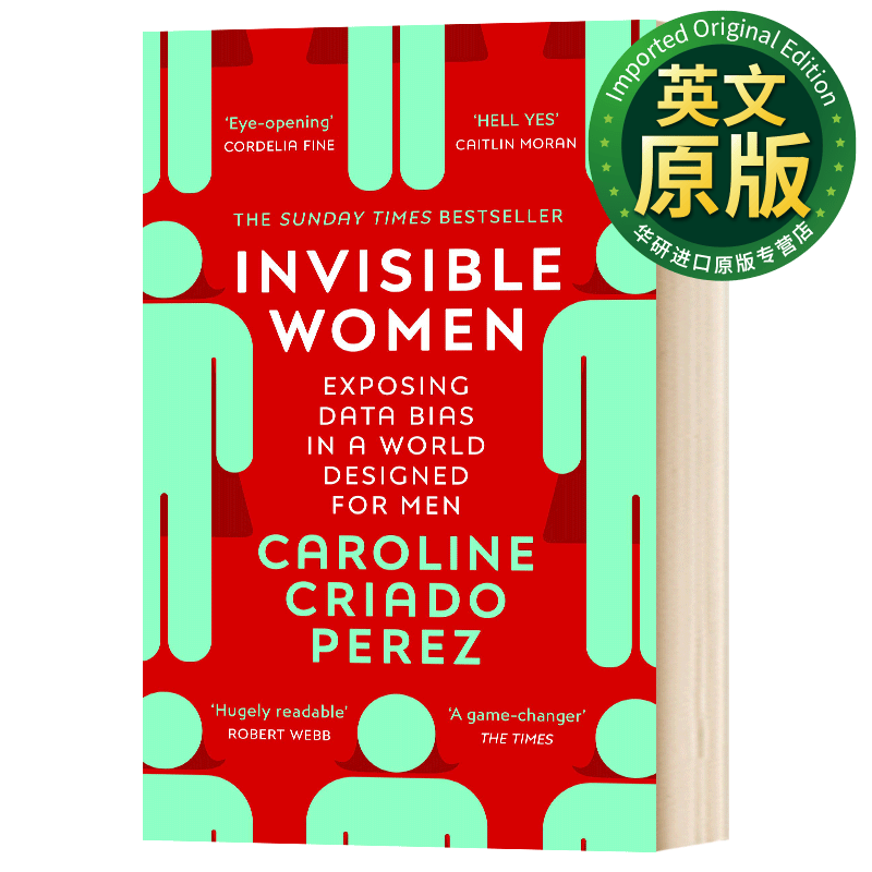 被隐形的女性：数据角度分析性别偏见 英文原版 Invisible Women 看不见的女性 英文版 Caroline Criado Perez