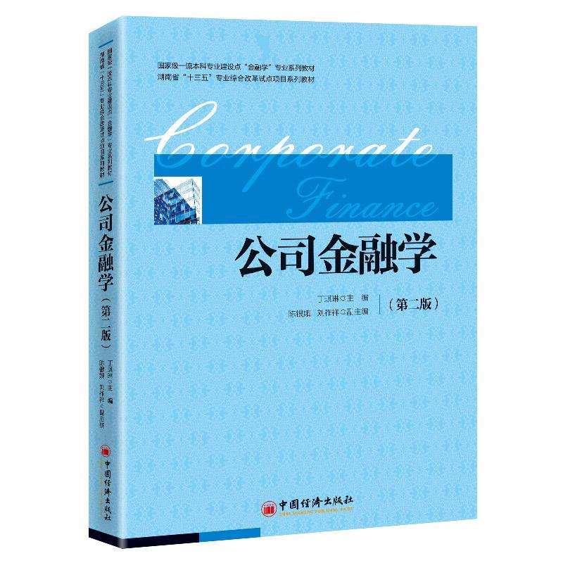 公司金融学 丁琪琳【书】