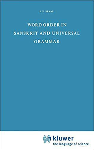 Word Order in Sanskrit and Universal Grammar