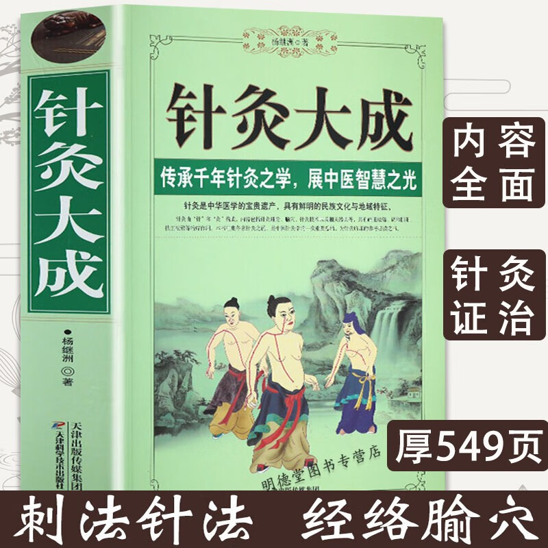 针灸大成杨继洲 针灸艾灸中医针灸基础理论临床医学大全原文集注白话解完整版杨继洲针灸学全集针灸学全集内经难经易经针灸甲乙经校释灸绳董氏奇穴治疗析书籍 1