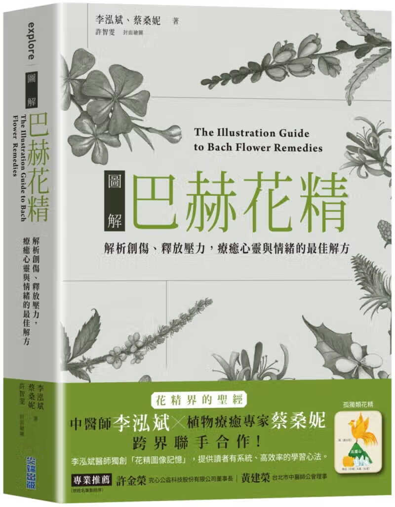 预售 李泓斌 图解巴赫花精：解析创伤、释放压力，疗愈心灵与情的*佳解方 生活风格