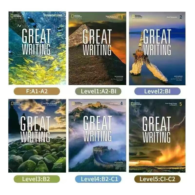 美国国家大第五版Great Writing全6册初学 全套