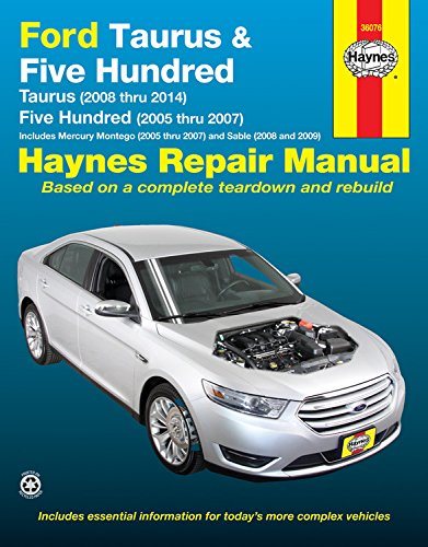Ford Taurus (08-14) & Five Hundred (05-07) & Mercury Montego (05-07) & Sable (08-09) Haynes