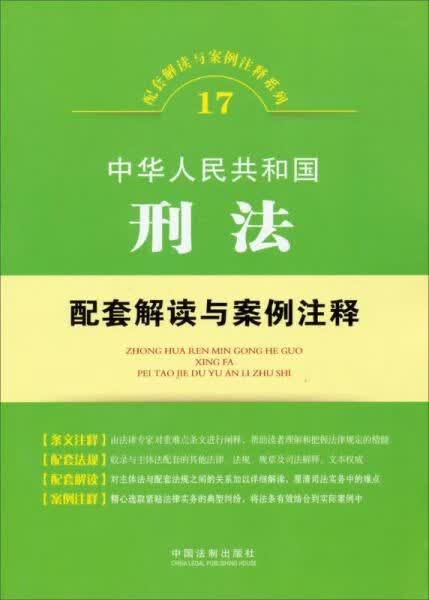 配套解读与案例注释系列：中华人民共和国刑法配套解读与案例注释