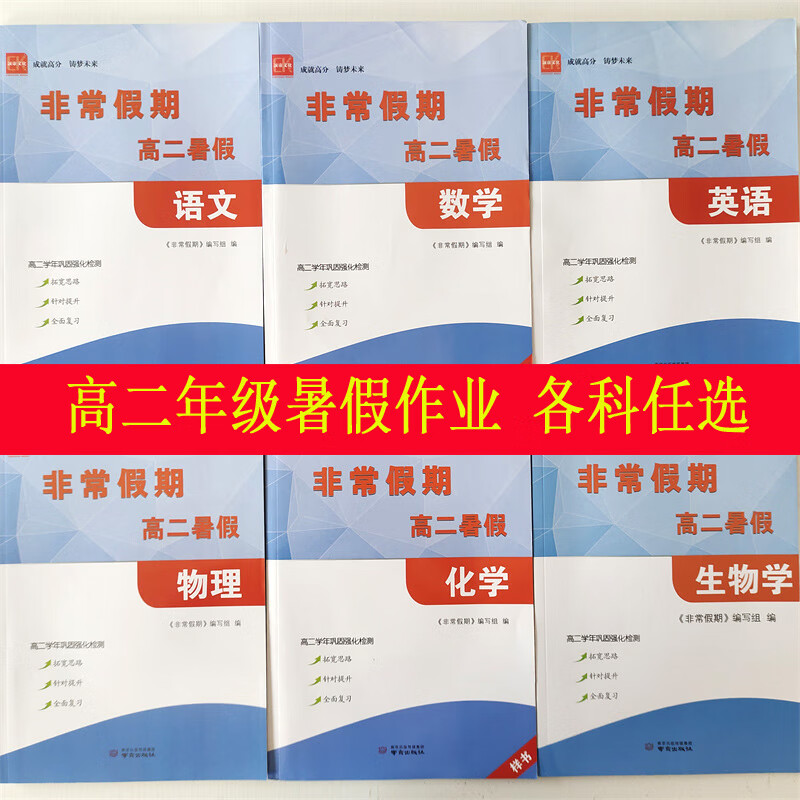 2023诚康文化 非常假期高二暑假作业语数英语物化生政史地 语文 高中二年级