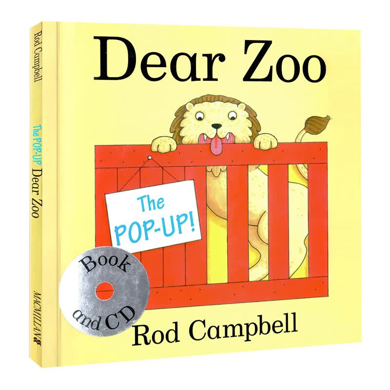 The Pop-up Dear Zoo (Book & CD) 翻翻书