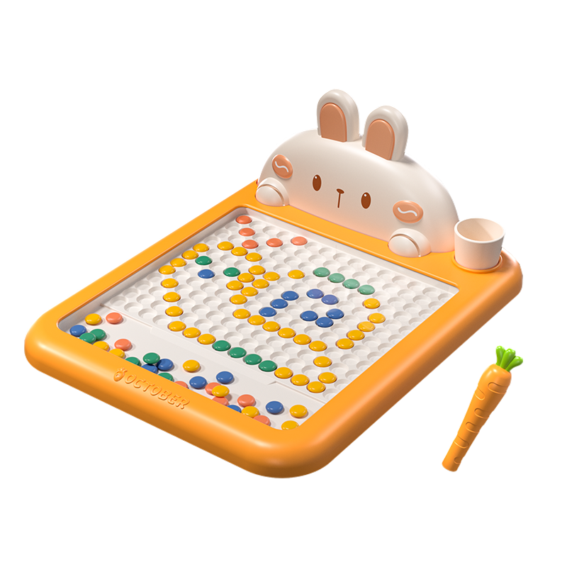 奶爸带娃，菲贝（feibei）儿童磁性运笔拼图画画板 写字板绘画套装_DIY玩具_什么值得买